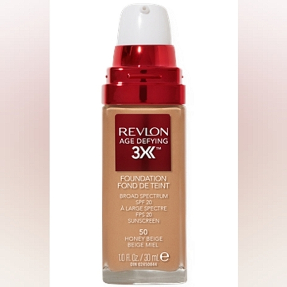Revlon | Makeup | 32 Revlon Age Defying 3x Foundation 5 Honey Beige ...